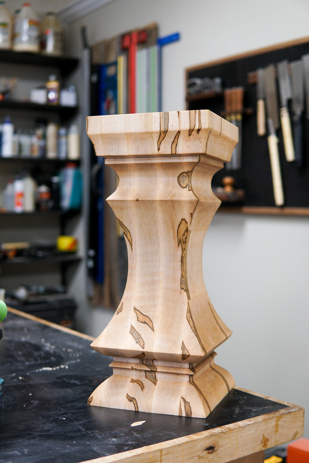 The Koetter Pedestal Set – Wood Table Bases