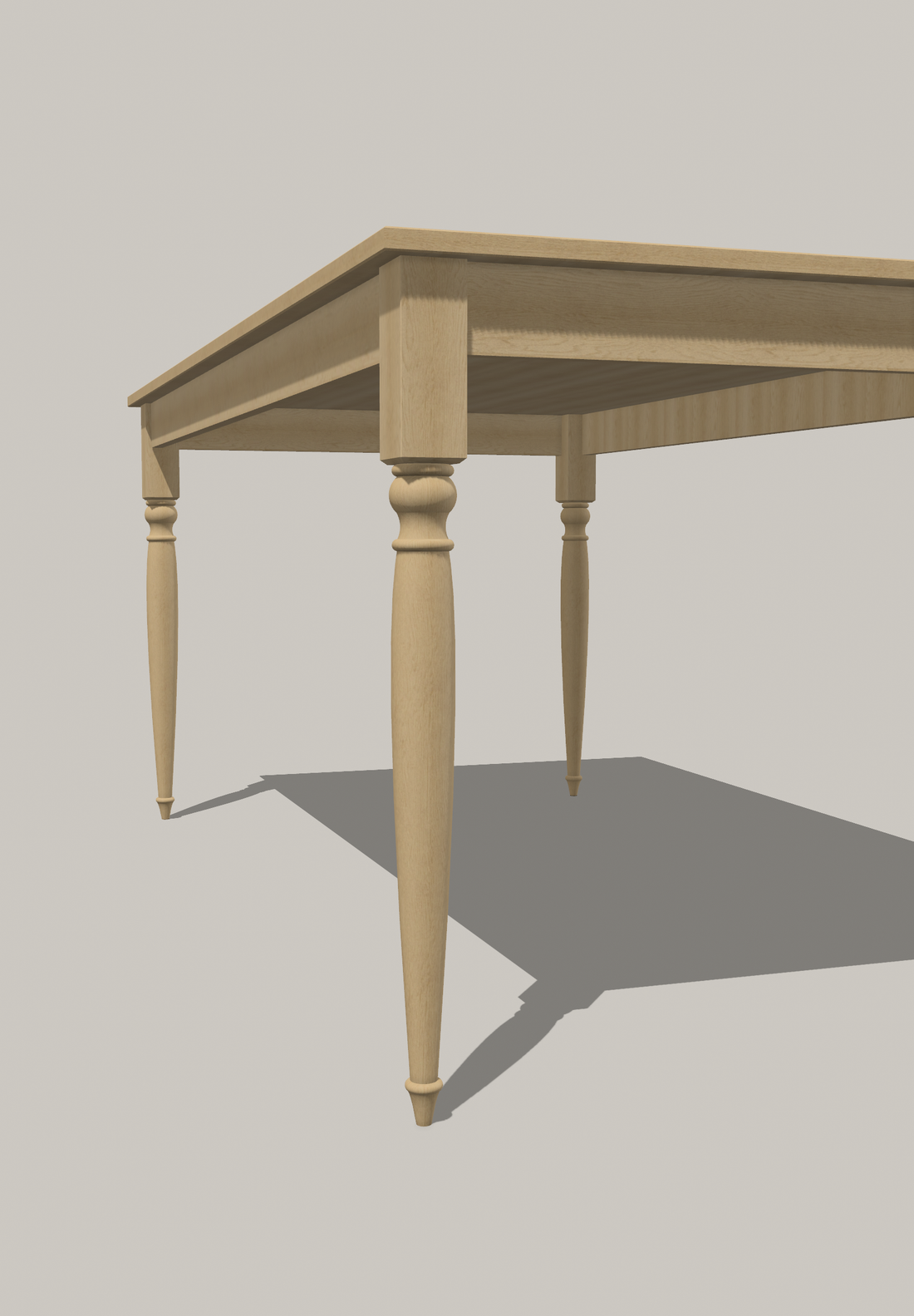 Skinny Cottage Spindle Legs – Wood Table Bases
