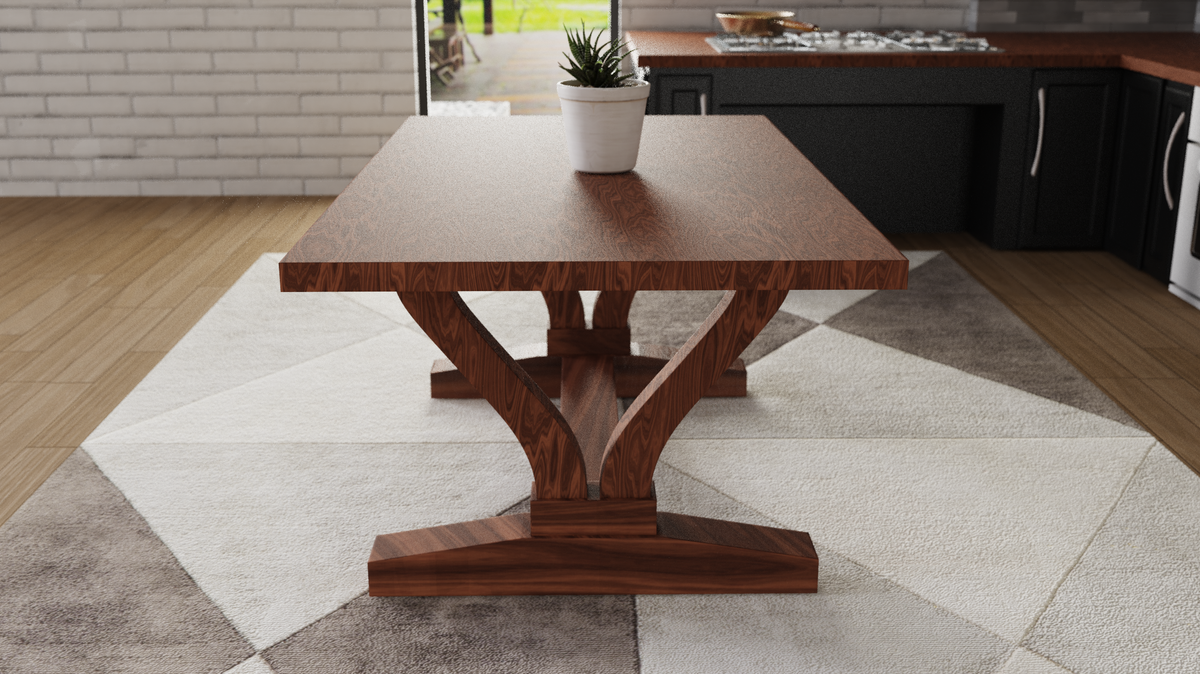 The Victoria Trestle Set – Wood Table Bases